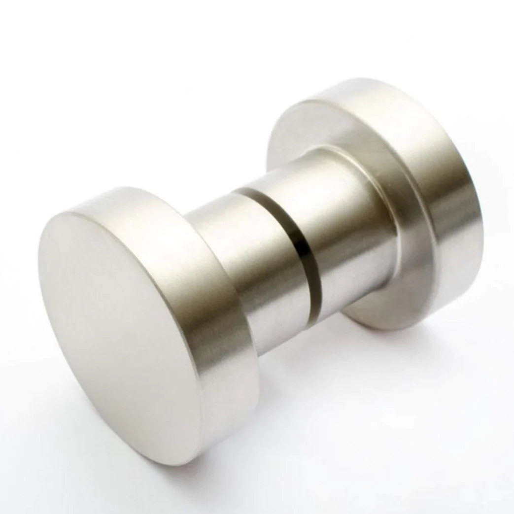 Forge Hardware Studio Round Glass Shower Knob "Spot" Back To Back Door ...